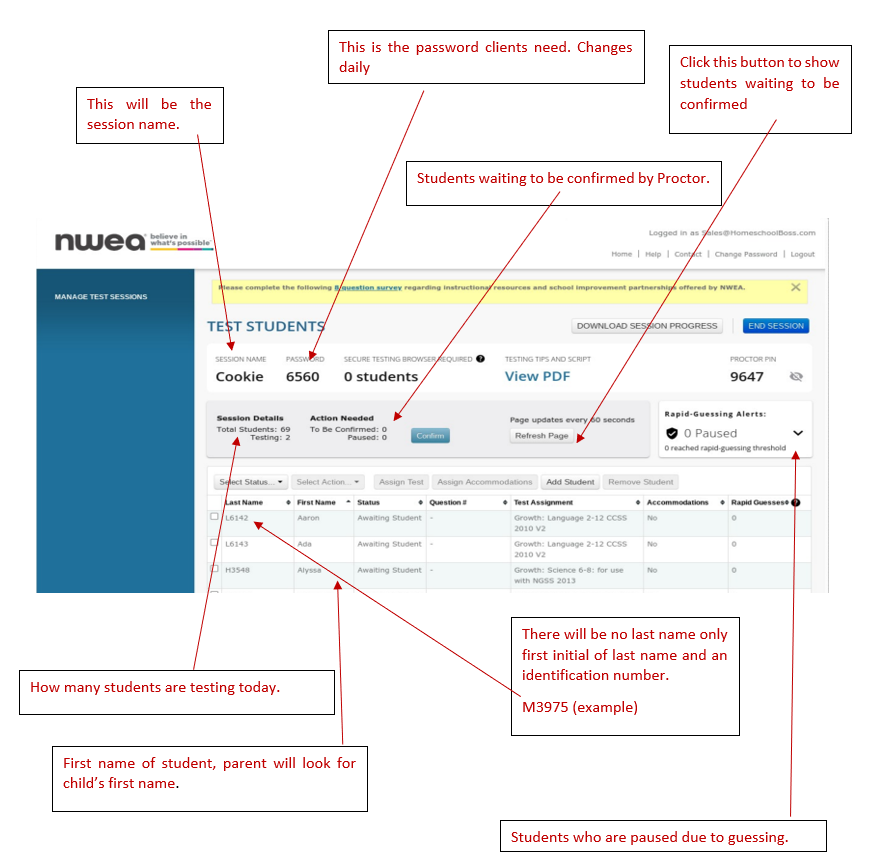 Proctor Reference Manual